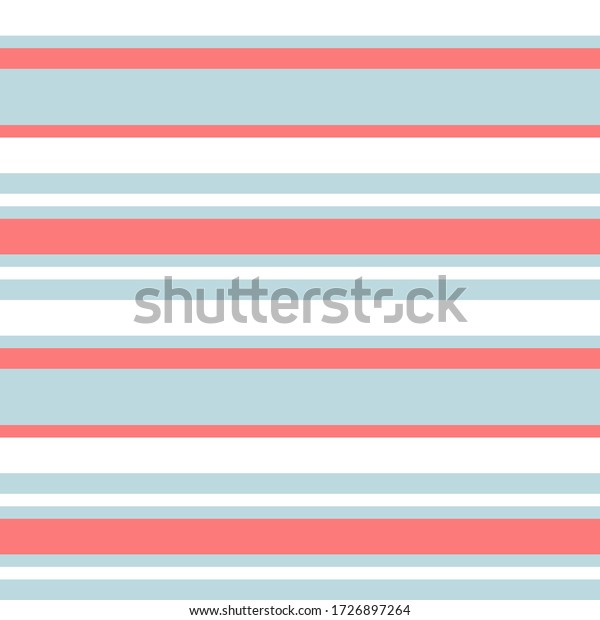Sky Blue Horizontal Striped Seamless Pattern Stock Vector (Royalty Free ...