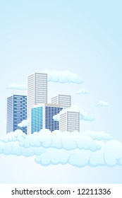 Sky City Stock Vector (Royalty Free) 12211336 | Shutterstock