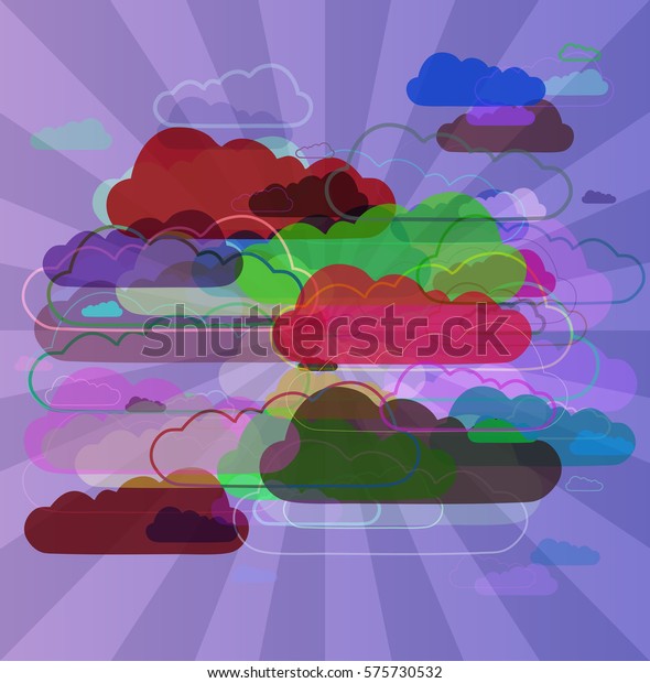 Sky Design Vector Stock Vector (Royalty Free) 575730532 | Shutterstock