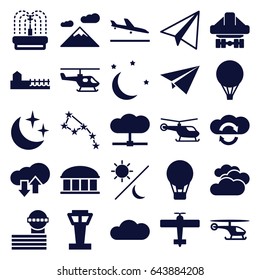 Sky Icons Set Set 25 Sky Stock Vector (Royalty Free) 643884208 ...