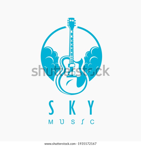 Sky Music Logo Design Vector Stock Vector (Royalty Free) 1935572167 ...