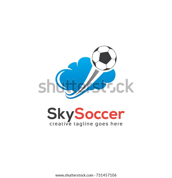 Sky Soccer Logo Stock Vector (Royalty Free) 731457106