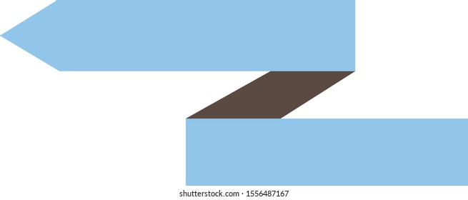 Skyblue Strip Arrow Graphic Vector Stock Vector (Royalty Free) 1556487167