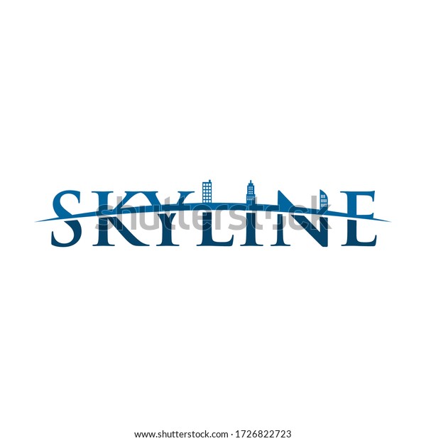 Skyline Logo Concept Building Illustration Stock Vector (Royalty Free ...