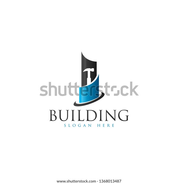 Skyscrapers Logo Template Building Logo Template Stock Vector (Royalty ...
