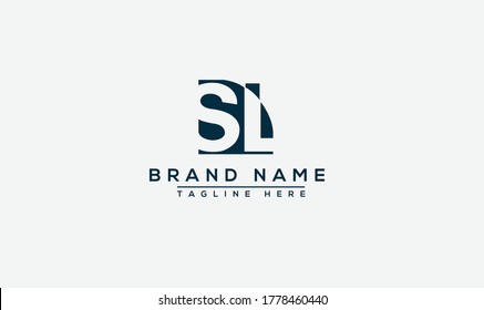 Sl Logo Design Template Vector Graphic: เวกเตอร์สต็อก (ปลอดค่าลิขสิทธิ์ ...