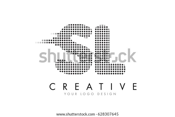 Sl S L Letter Logo Design Stock Vector (Royalty Free) 628307645 ...