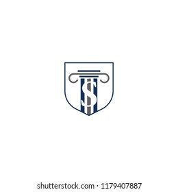 Sl Text Modern Creative Alphabet Letter Stock Vector (Royalty Free ...