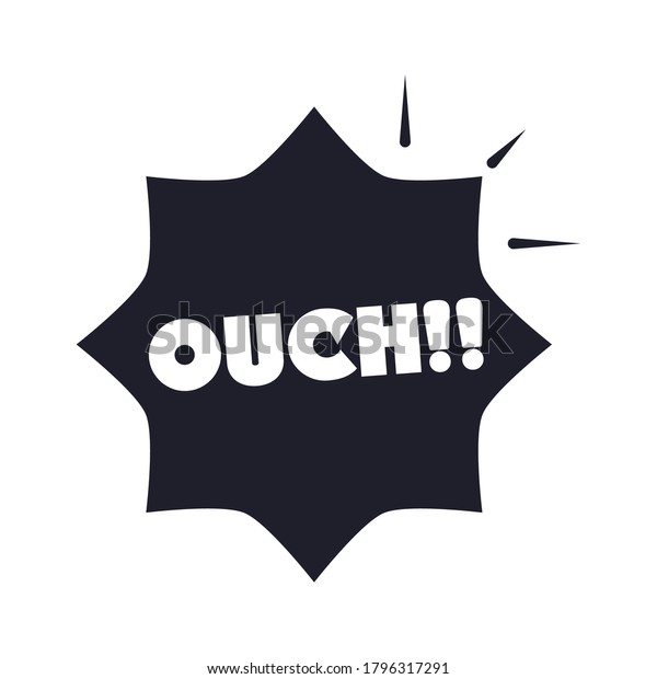 1,517 Cartoon Ouch Images, Stock Photos & Vectors | Shutterstock