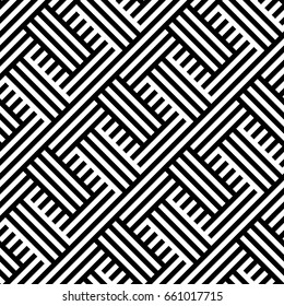 Slant Parallel Line Crossing Geometric Seamless Stock Vector (Royalty ...