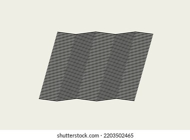 Slanted Sheet Material Made Lines Editable Stock Vector (Royalty Free ...