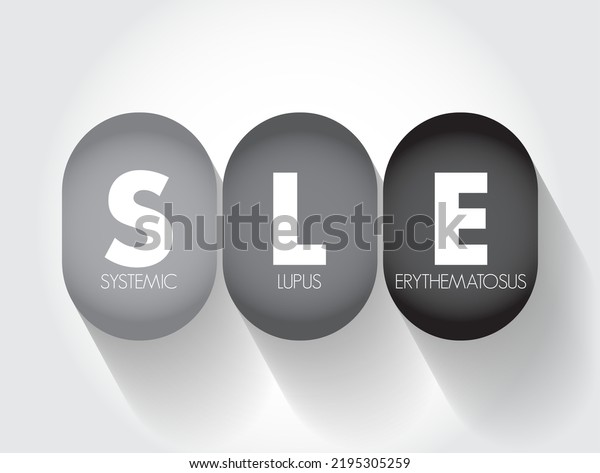 Sle Systemic Lupus Erythematosus Autoimmune Disorder Stock Vector ...