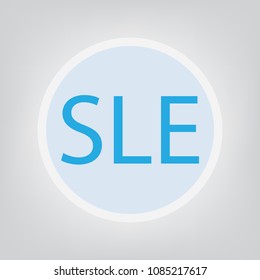 Sle Systemic Lupus Erythematosus Concept Vector Stock Vector (Royalty ...