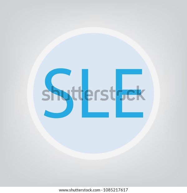 Sle Systemic Lupus Erythematosus Concept Vector Stock Vector (Royalty ...