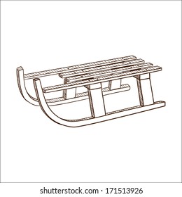 Sledge Drawing Images, Stock Photos & Vectors | Shutterstock