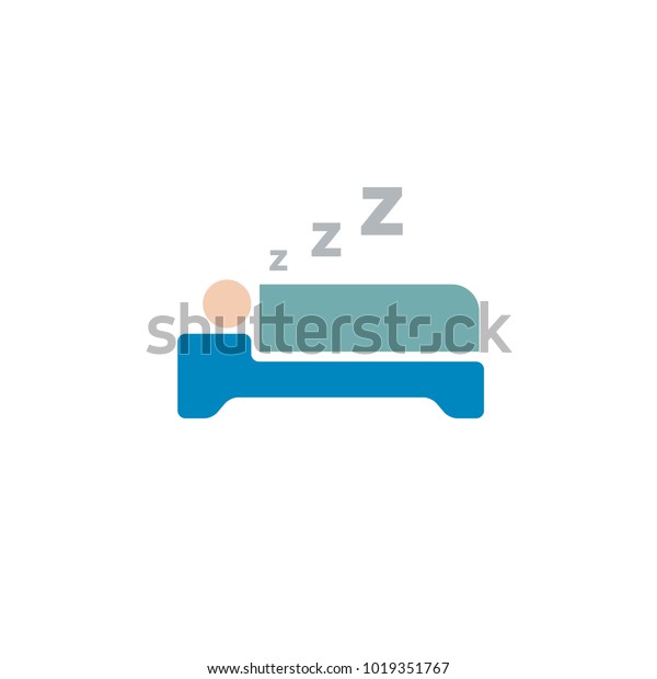 Sleep Icon Hotel Symbol Stock Vector (Royalty Free) 1019351767 ...