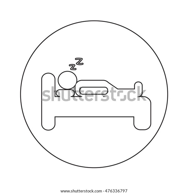 Sleep Icon Illustration Design Stock Vector (Royalty Free) 476336797 ...
