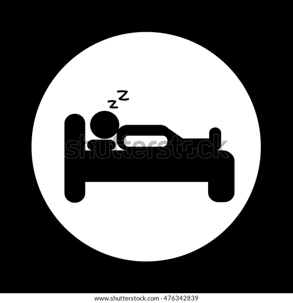 Sleep Icon Illustration Design Stock Vector (Royalty Free) 476342839 ...