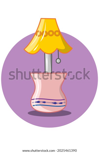 Sleep Lamp Vector Illustration Hand Drawing Stock Vector (Royalty Free ...