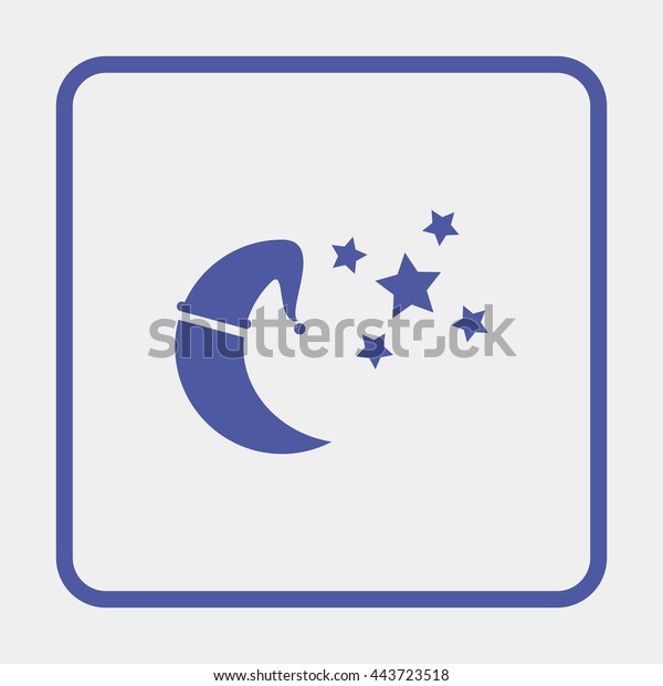 Sleep Sign Icon Stock Vector (Royalty Free) 443723518 | Shutterstock