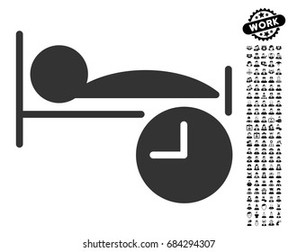 Sleep Time Icon Black Bonus Work: เวกเตอร์สต็อก (ปลอดค่าลิขสิทธิ์ ...