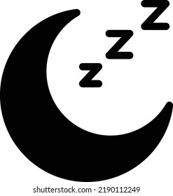 Sleep Vector Illustration On Transparent Background Stock Vector ...