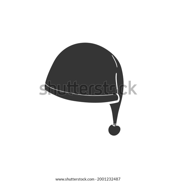 Sleeping Hat Icon Silhouette Illustration Time Stock Vector (Royalty ...