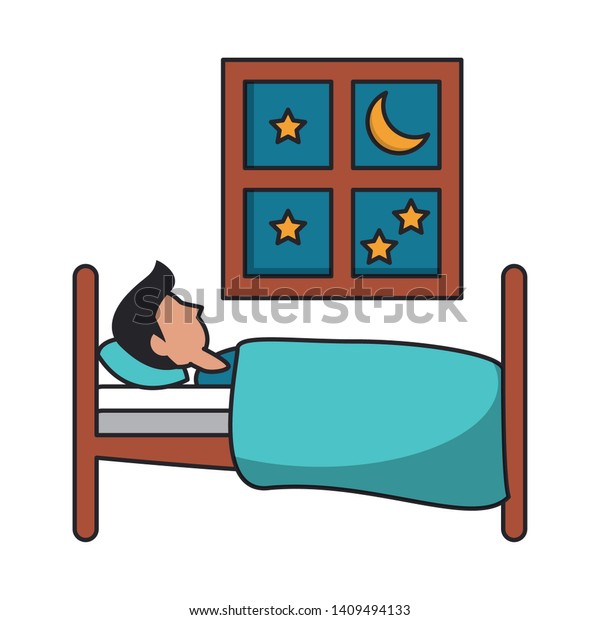 Sleeping Resting Cartoons Vector Illustration Graphic Stock Vector ...