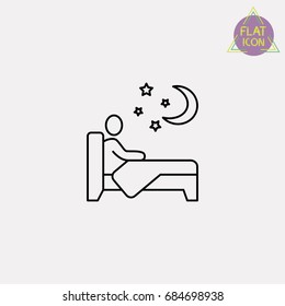 Sleeplessness icon Images, Stock Photos & Vectors | Shutterstock