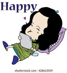 Funny Rastaman Laughs Comic Character Vector Stock Vector (Royalty Free ...