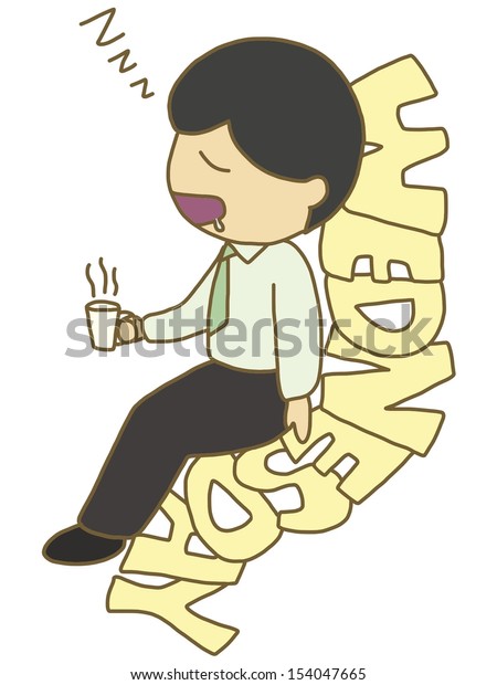 Sleepy Wednesday Stock Vector (Royalty Free) 154047665 | Shutterstock