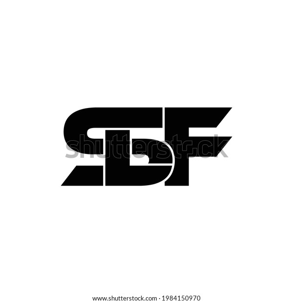 Slf Letter Monogram Logo Design Vector Stock Vector (Royalty Free ...