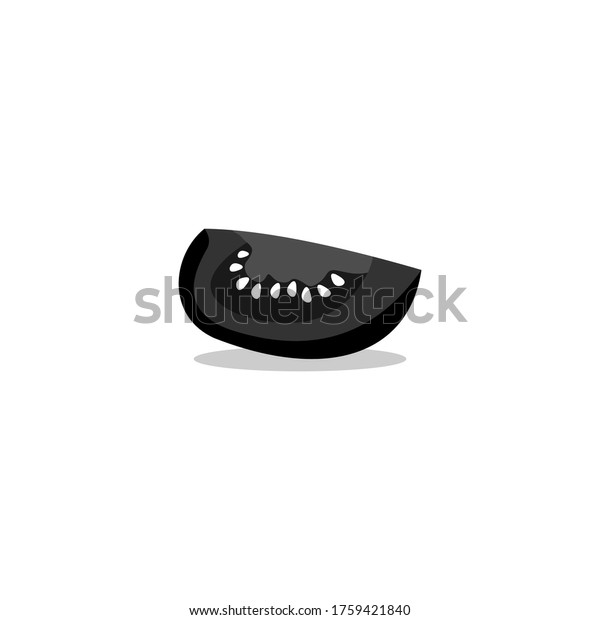 Sliced Icon Transparent Background Stock Vector (Royalty Free ...