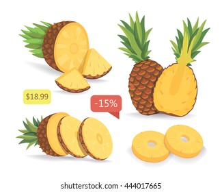 9,967 Half pineapple vector Images, Stock Photos & Vectors | Shutterstock