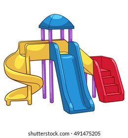 Slider Cartoon Vector Art Illustration Stock Vector (Royalty Free ...