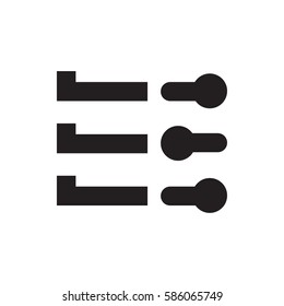 Slider Icon Illustration Isolated Vector Sign Stock Vector (Royalty ...