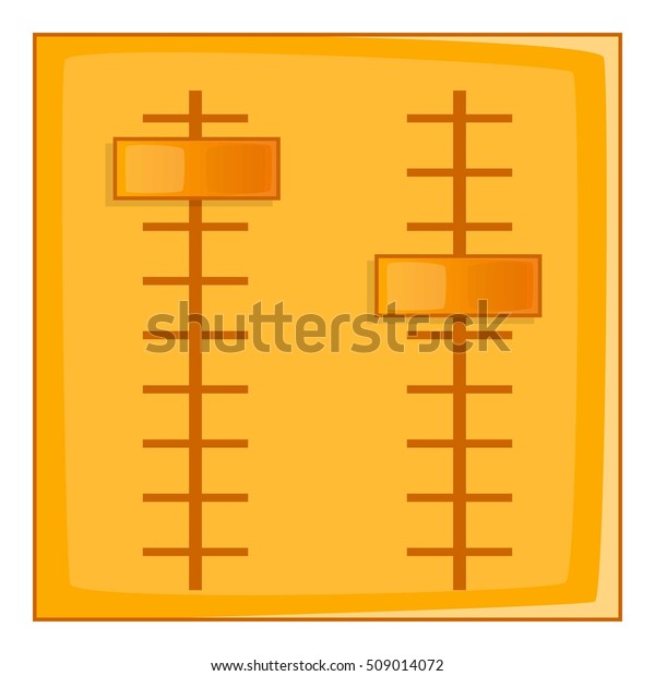Sliders Icon Cartoon Illustration Sliders Vector Stock Vector (Royalty ...