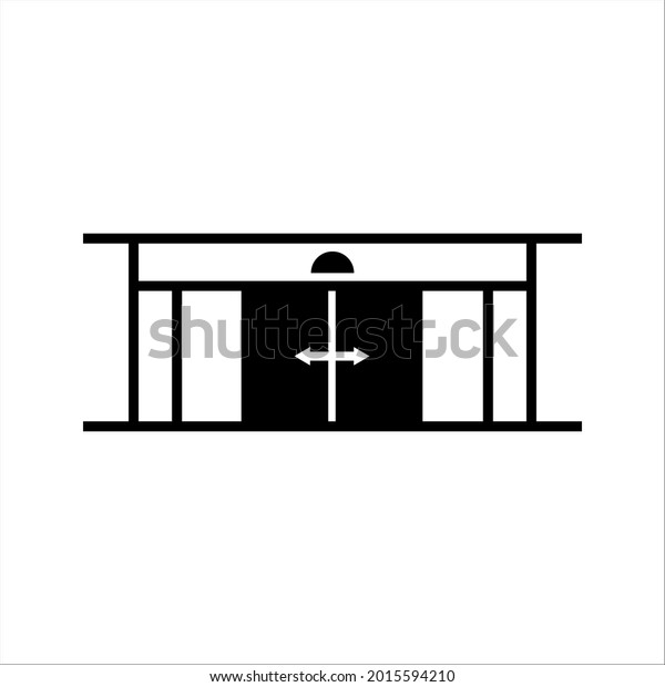 Sliding Door Icon Vector Sliding Door Stock Vector (Royalty Free ...
