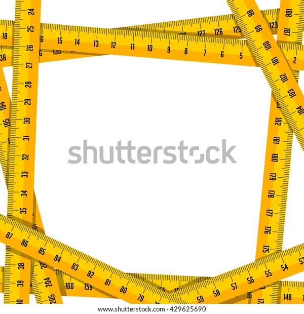 Slim Measuring Tape Control Your Waist Stock Vector (Royalty Free ...