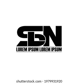 Sln Letter Monogram Logo Design Vector Stock Vector (Royalty Free ...