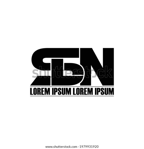 Sln Letter Monogram Logo Design Vector Stock Vector (Royalty Free ...