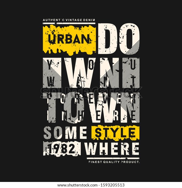 Slogan Text Frame Urban Graphic Abstract Stock Vector (Royalty Free ...