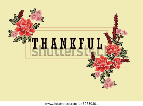 Slogans Floral Graphic Vector Flower Illustration Stock Vector (Royalty ...
