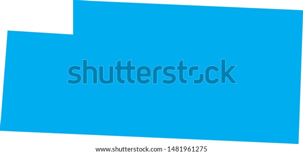 Slope County Map State North Dakota Stock Vector (Royalty Free ...