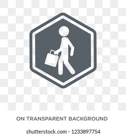 Slope Sign Icon Trendy Flat Vector: vector de stock (libre de regalías ...