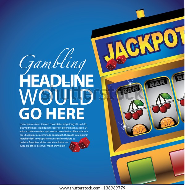 Slot Machine Background Template Eps 10 Stock Vector (Royalty Free ...