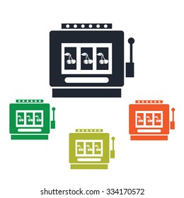 Slot Machine Icon Stock Vector (Royalty Free) 334170572 | Shutterstock