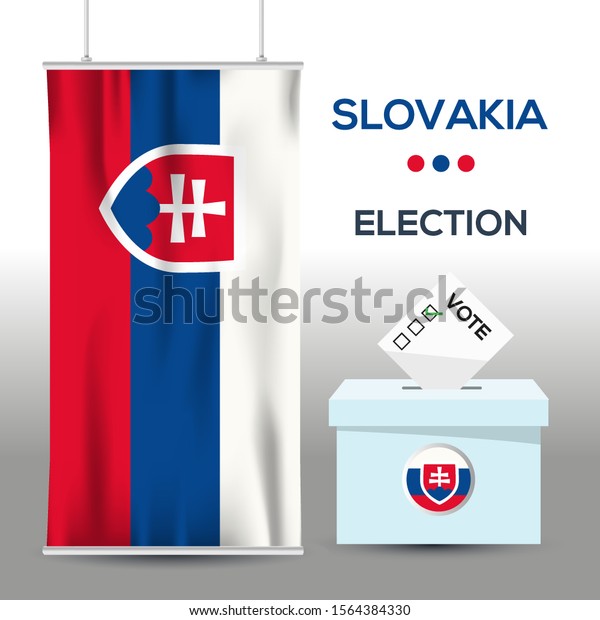 Slovakia Election Background Vector Work Flat Stock Vector (Royalty ...