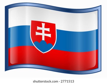Slovakia Flag Icon Stock Vector (Royalty Free) 2771513 | Shutterstock