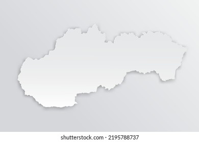 Slovakia Map World Map International Vector Stock Vector (Royalty Free ...